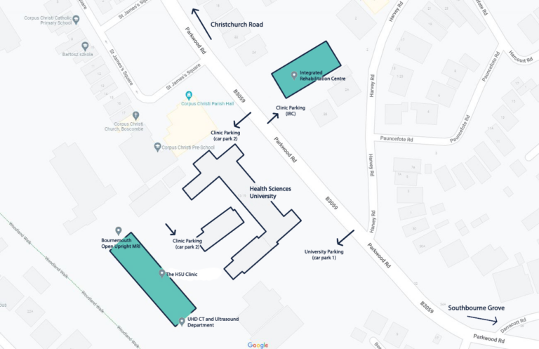 How To Find Us | HSU Clinical & Rehabilitation Services